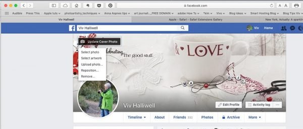 Create an Artsy Facebook Cover | Anna Aspnes Designs