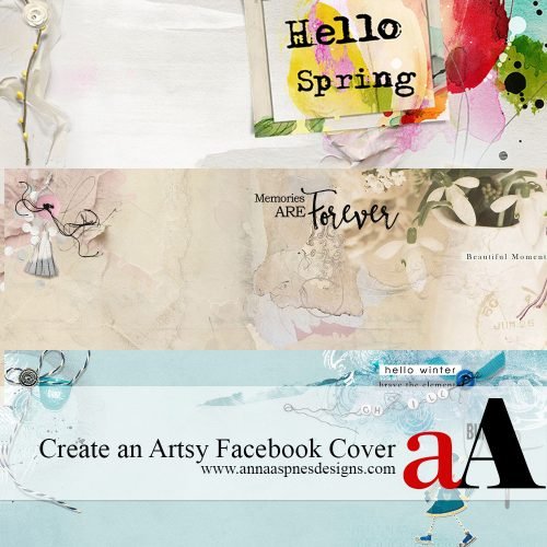 Create an Artsy Facebook Cover | Anna Aspnes Designs