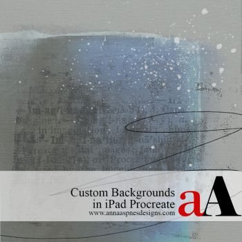 Custom Backgrounds in iPad Procreate - Anna Aspnes Designs