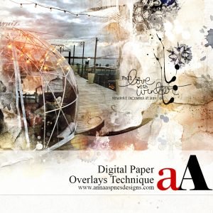 Digital Paper Overlays Technique - Anna Aspnes Designs