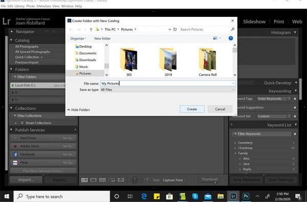 Adobe Lightroom Photo Organization - Anna Aspnes Designs