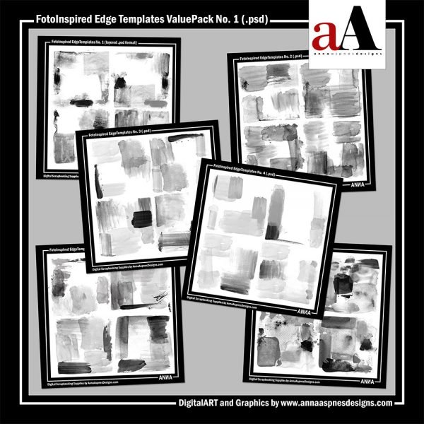 10 Ways to Use FotoInspired Edge Templates - Anna Aspnes Designs