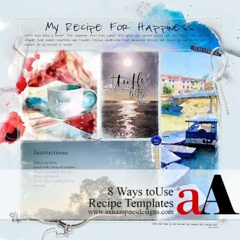 8 Ways to Use Recipe Templates - Anna Aspnes Designs