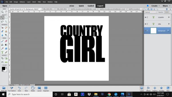 Create Your Own Type Photo Mask - Anna Aspnes Designs