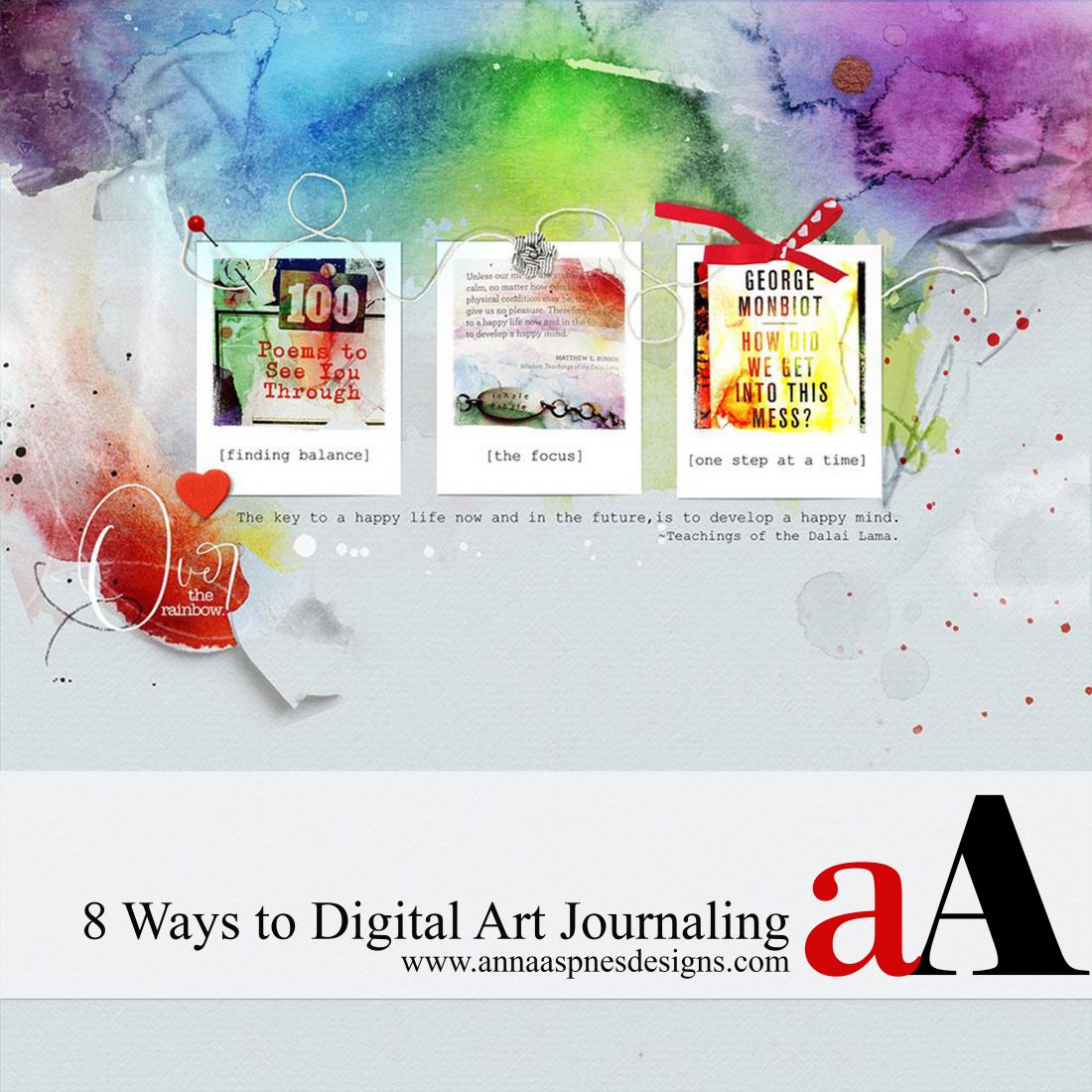 8 Ways to Digital Art Journaling - Anna Aspnes Designs
