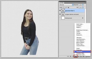 Graphic Poster Effect Using Threshold Filter | Anna Aspnes Designs