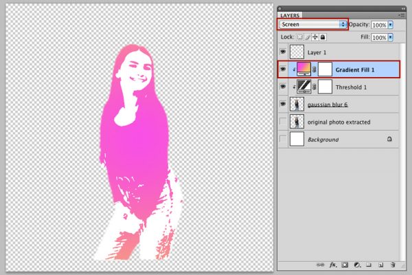 Graphic Poster Effect Using Threshold Filter | Anna Aspnes Designs