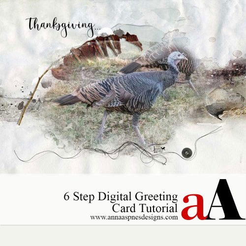 6-Step Digital Greeting Card Tutorial - Anna Aspnes Designs